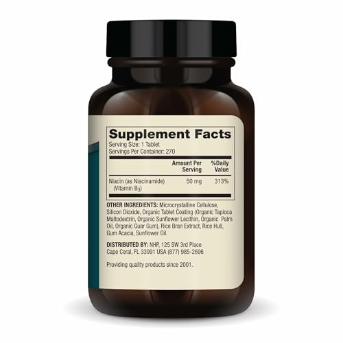 50 mg Vitamin B3 for healthy skin