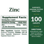50 mg zinc caplets for daily health
