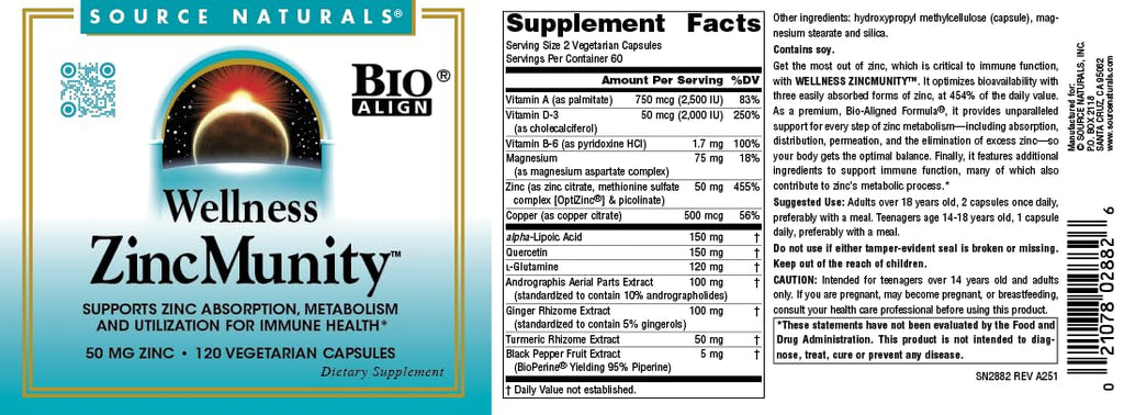 50 mg zinc for immune health