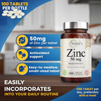 50 mg zinc for immune support