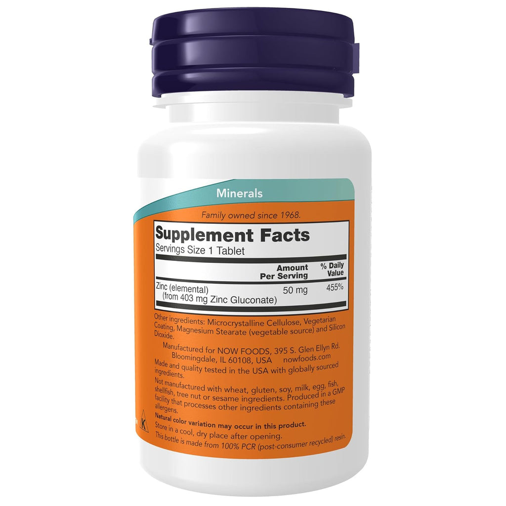 50 mg Zinc Gluconate tablets