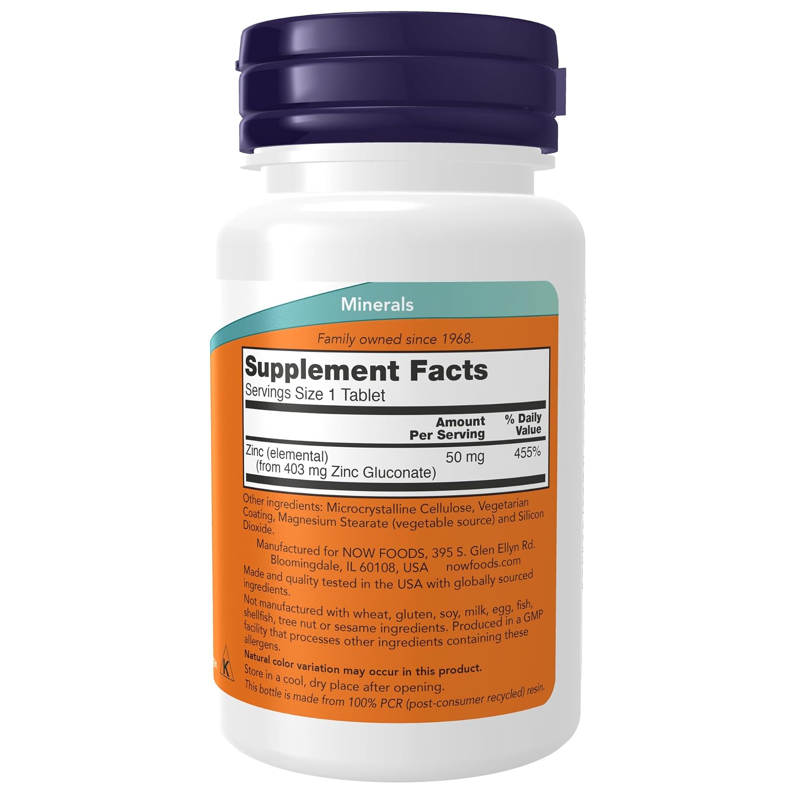 50 mg Zinc Gluconate tablets