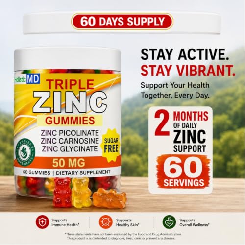 50 mg Zinc Gummies for daily health