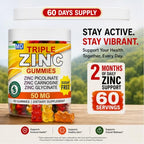 50 mg Zinc Gummies for daily health