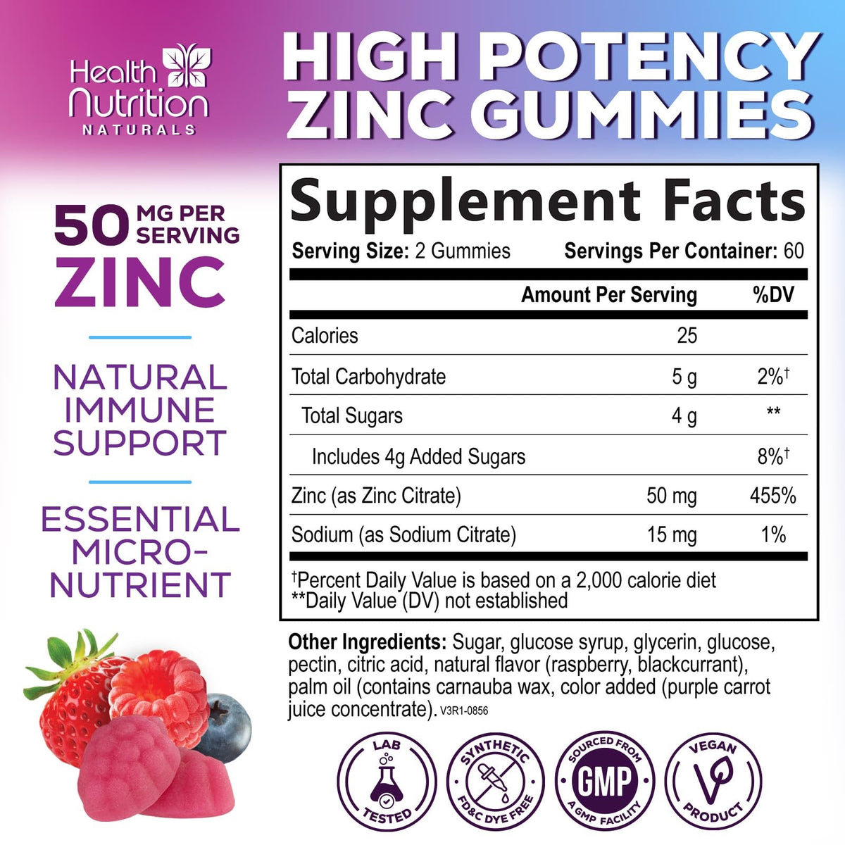 50 mg zinc lozenges for adults