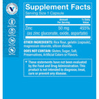 50 mg zinc supplement for daily health