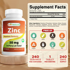 50 mg zinc supplement for immunity