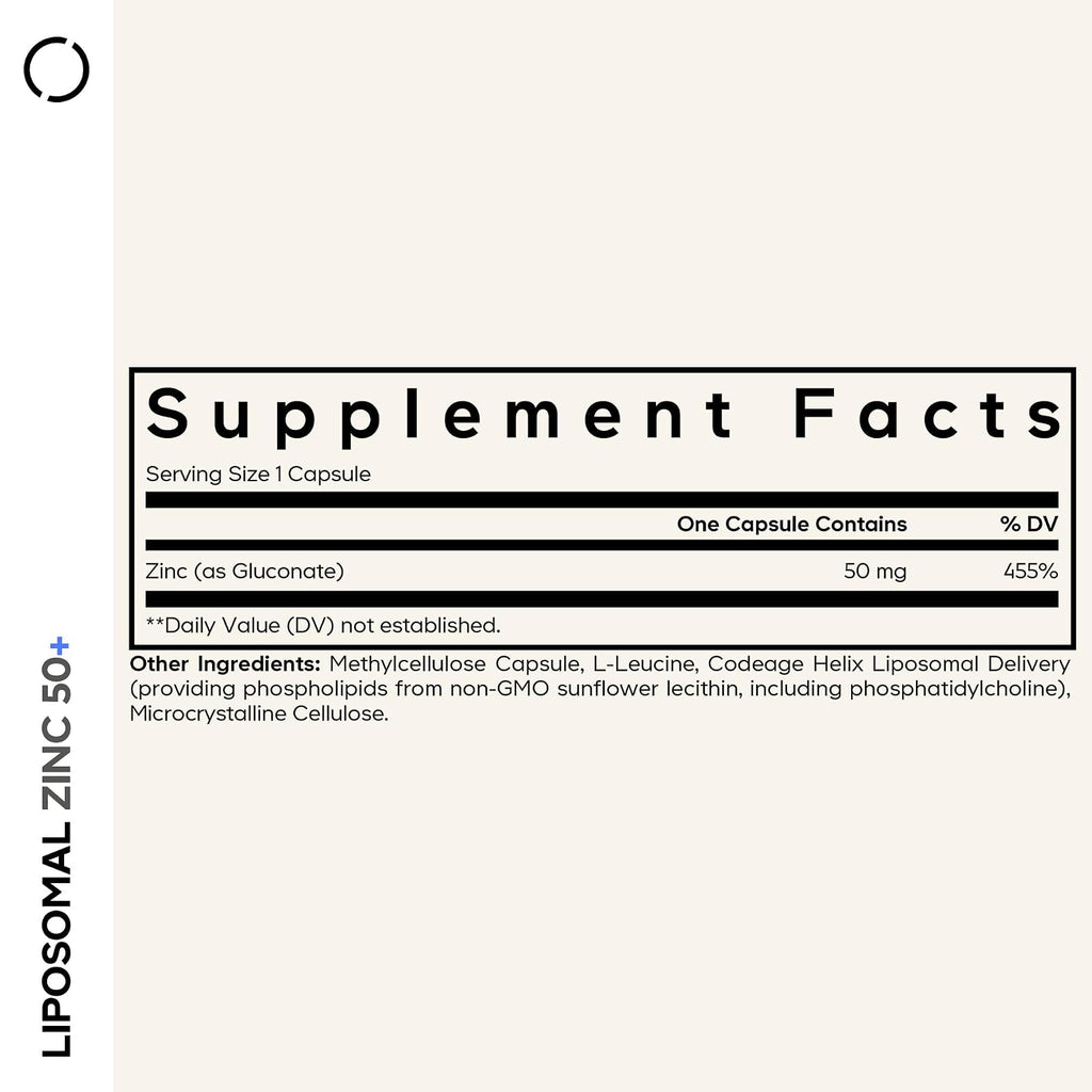 50 mg zinc supplement for immunity