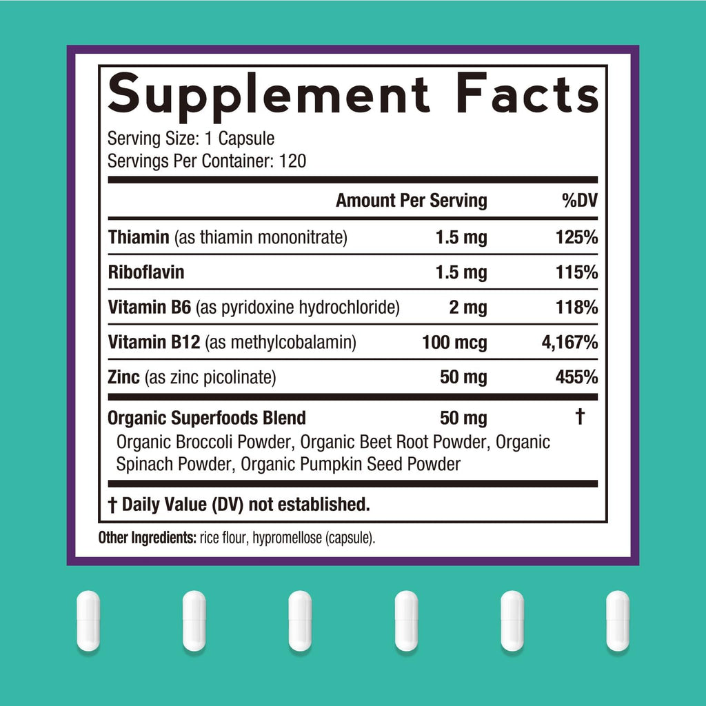 50 mg Zinc supplement for immunity