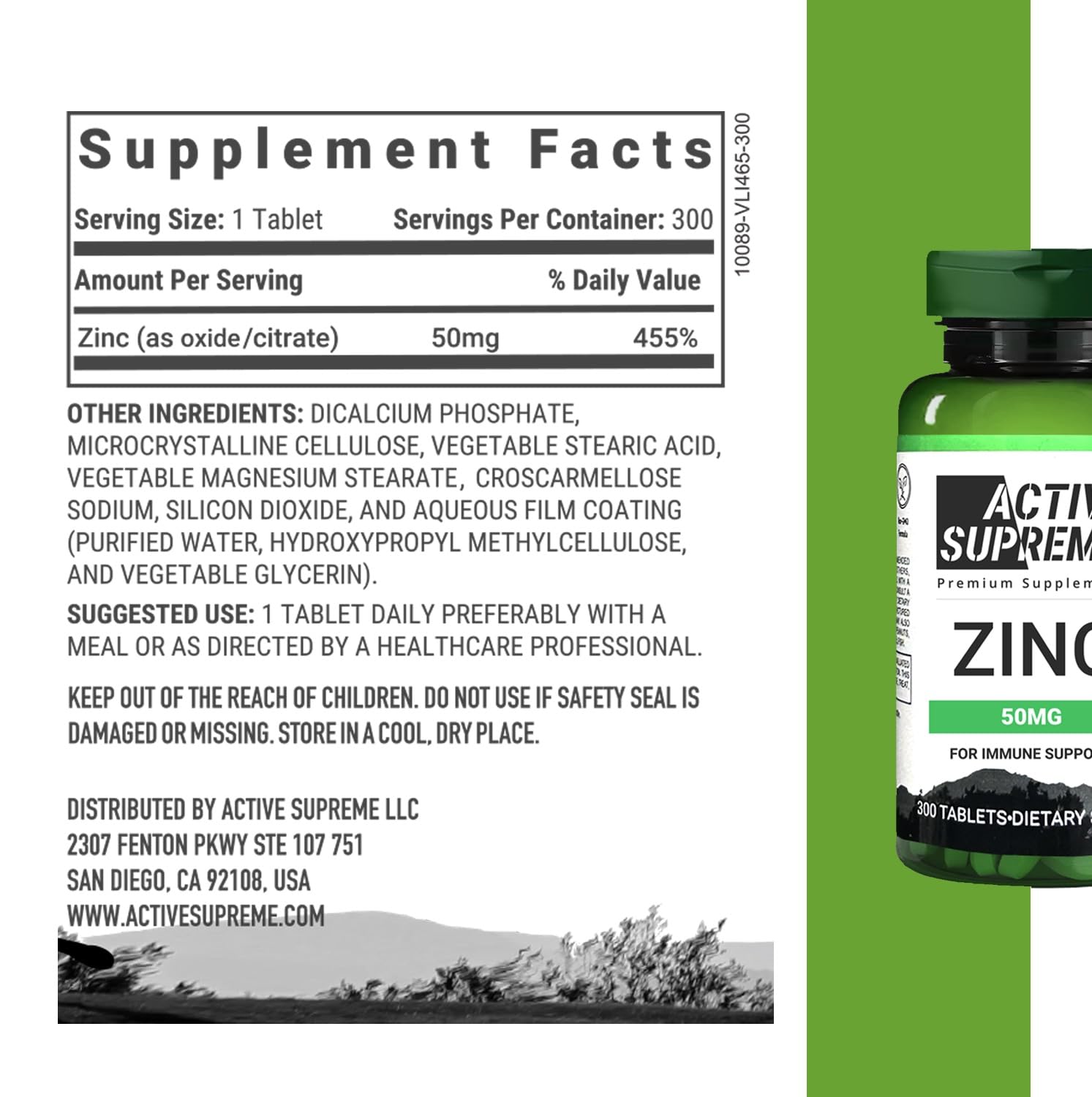 50 mg zinc supplement for wellness