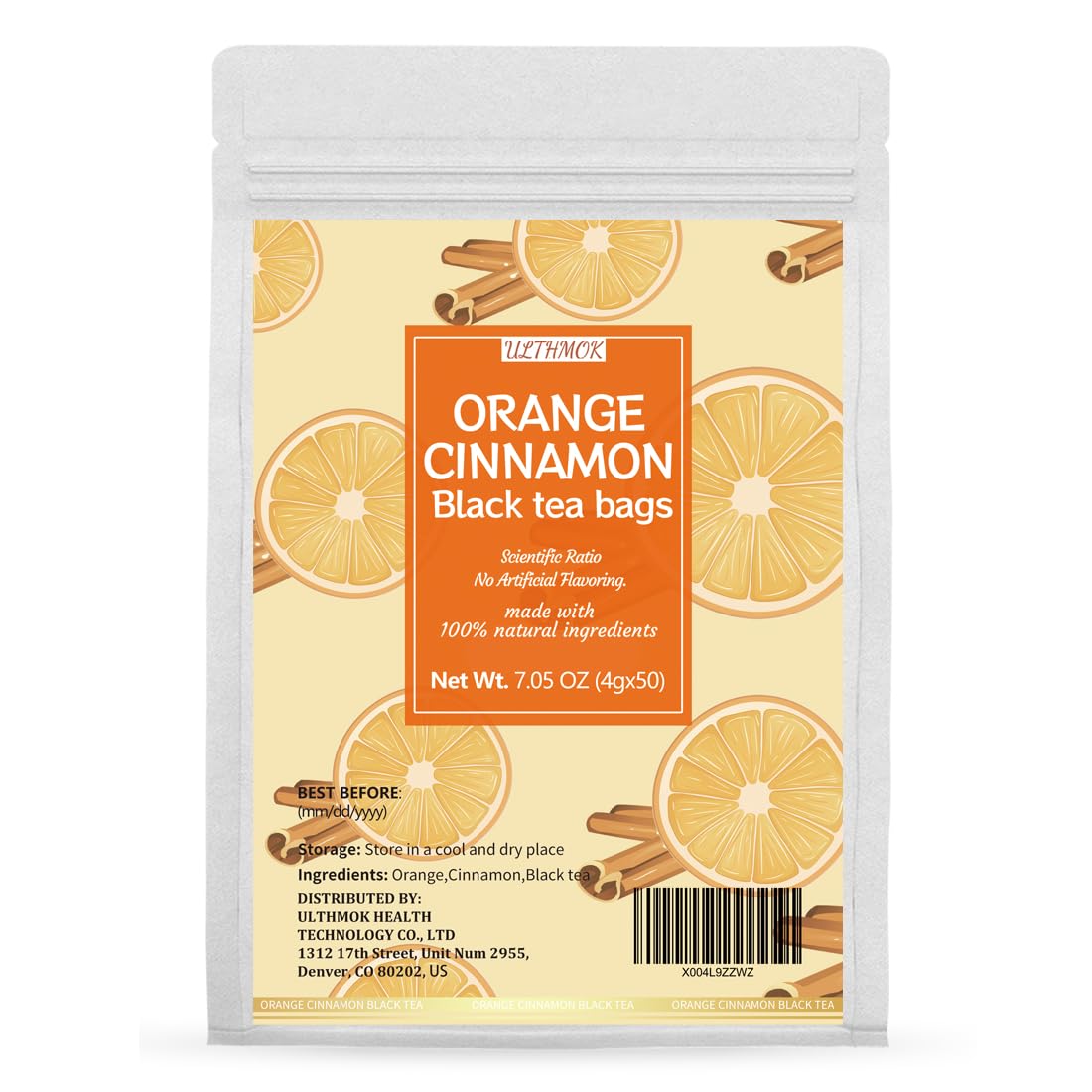 50 Oranges Hot Cinnamon Black Tea bags