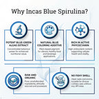 50 servings of blue spirulina powder