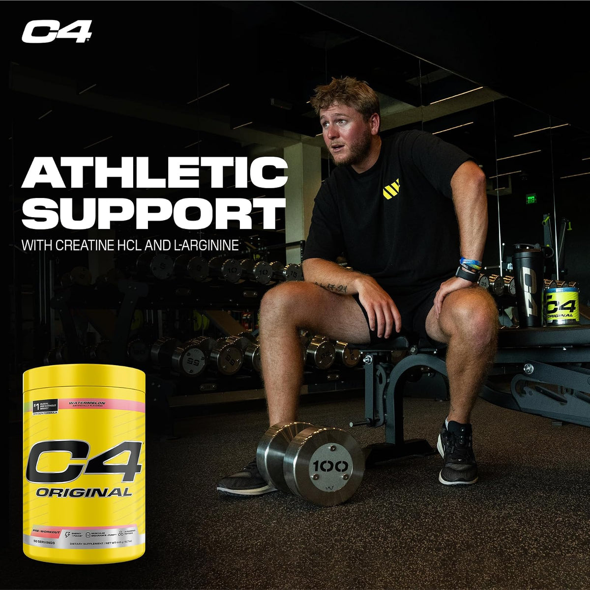 50 servings of C4 pre-workout