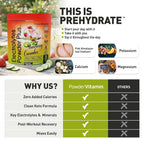 50 servings of electrolyte powder convenience
