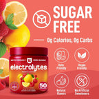 50 servings of electrolyte powder