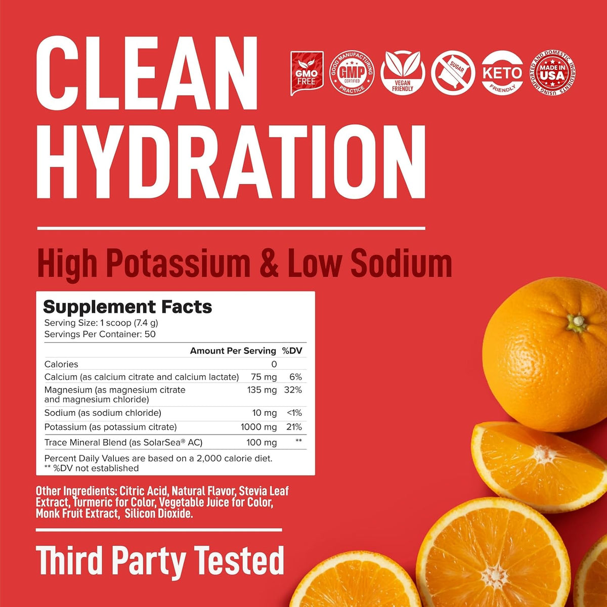 50 servings of electrolyte powder
