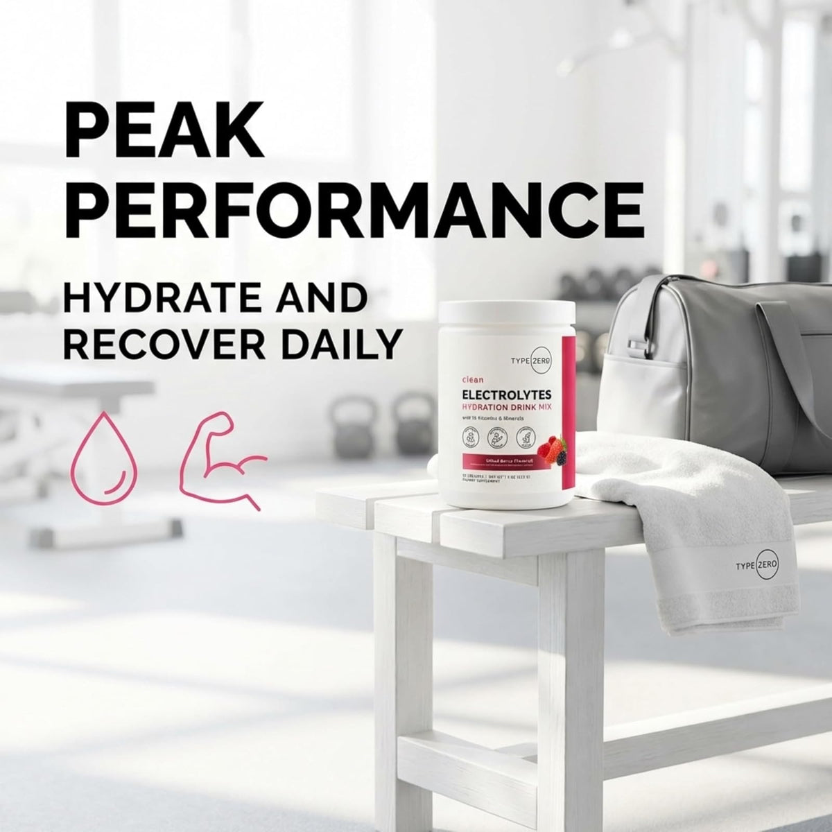 50 servings of electrolyte powder