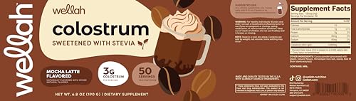 50 servings of Wellah colostrum powder