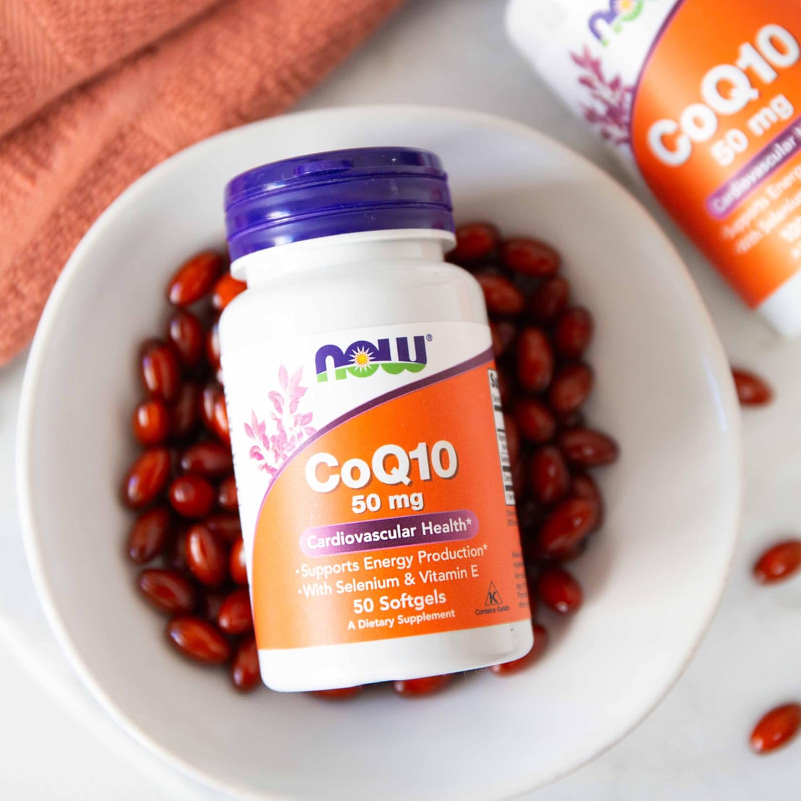 50 softgels of CoQ10 for convenience