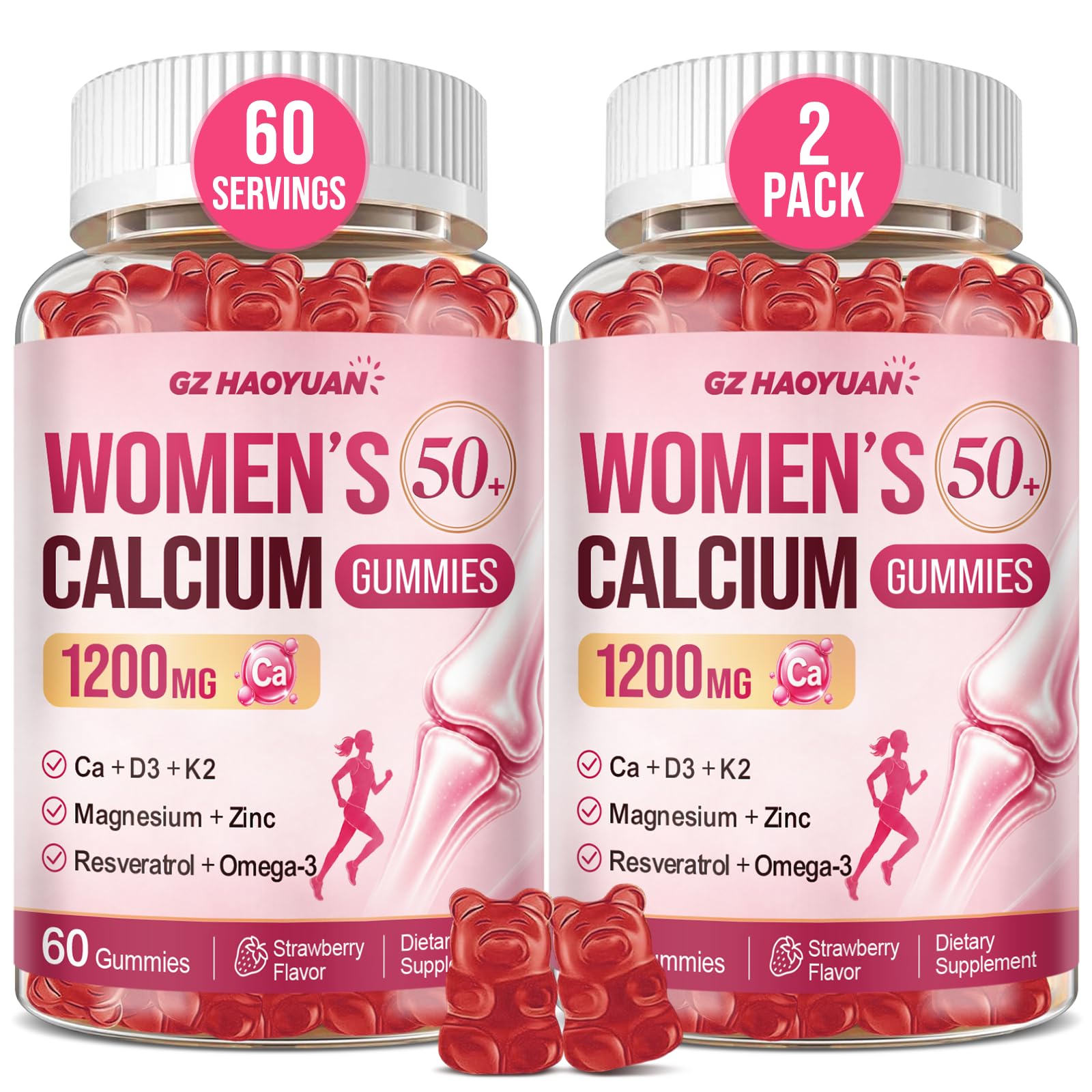 50+ women's calcium citrate gummies