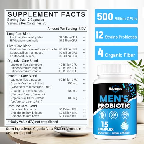 500 billion CFUs for gut balance