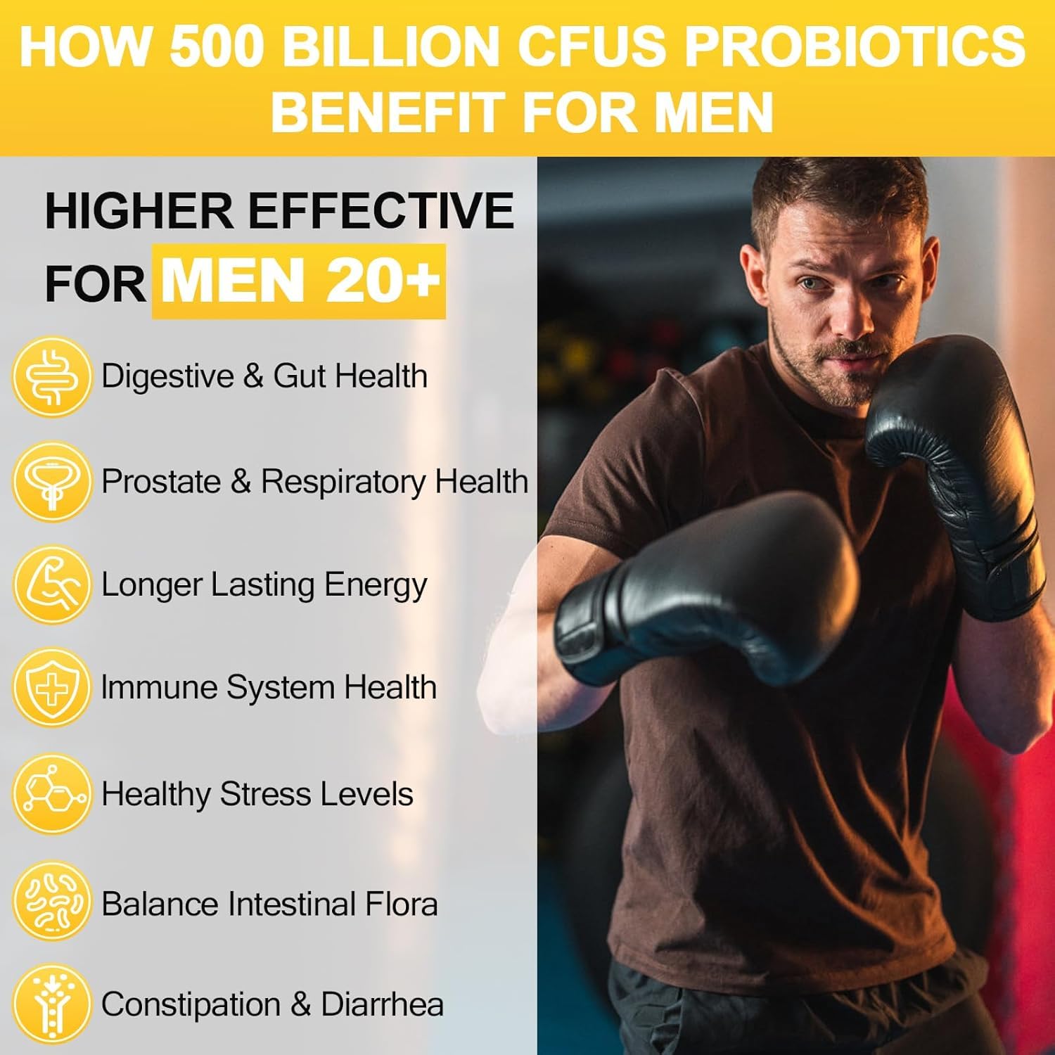 500 billion CFUs probiotic capsules