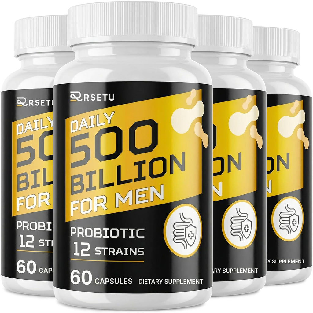 500 billion CFUs probiotics for men