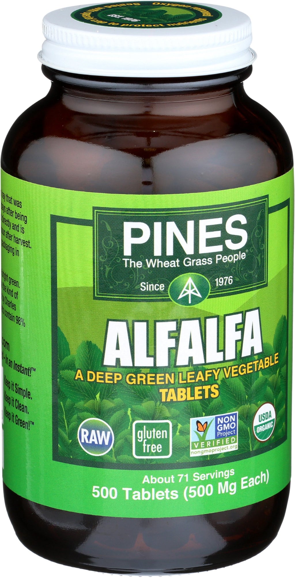 500 count alfalfa health tablets