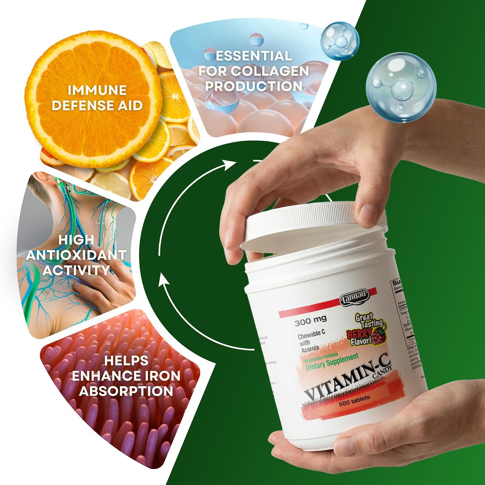 500 count vitamin C supplement
