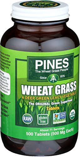 500 count wheat grass supplements