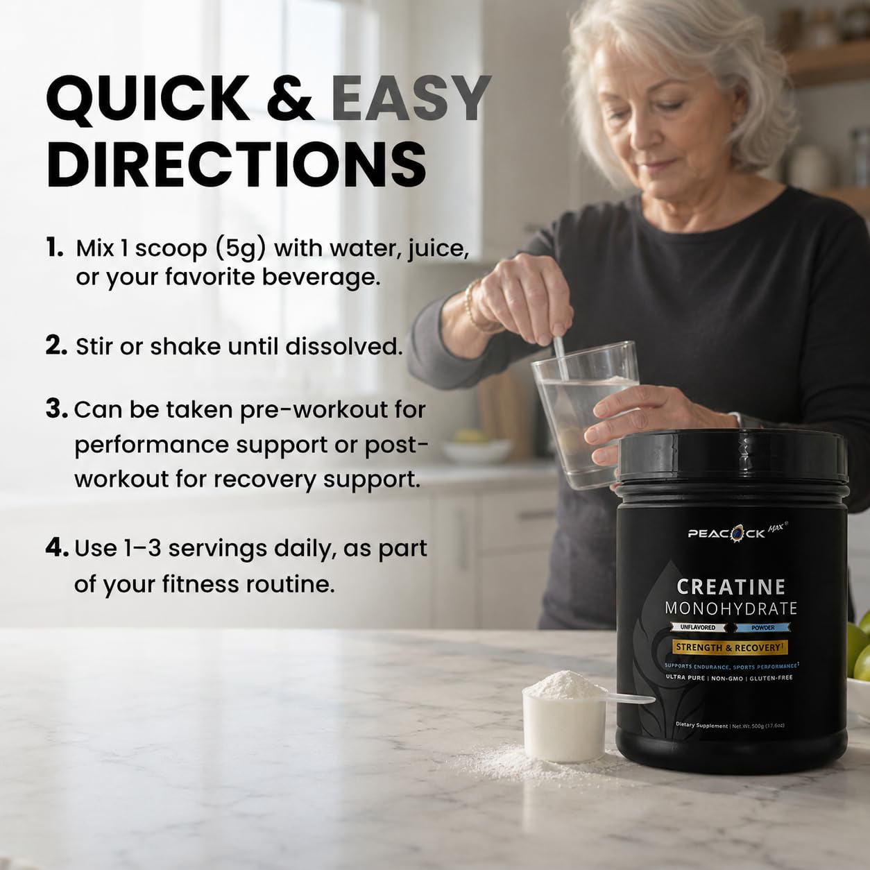 500 g creatine for athletic performance