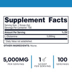 500 g l-glutamine for muscle recovery