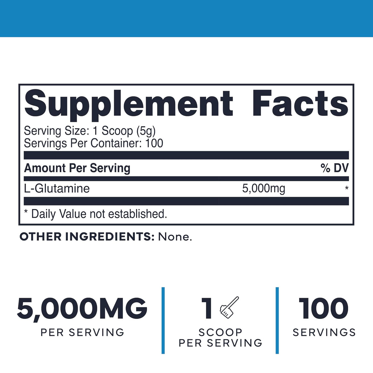 500 g l-glutamine for muscle recovery