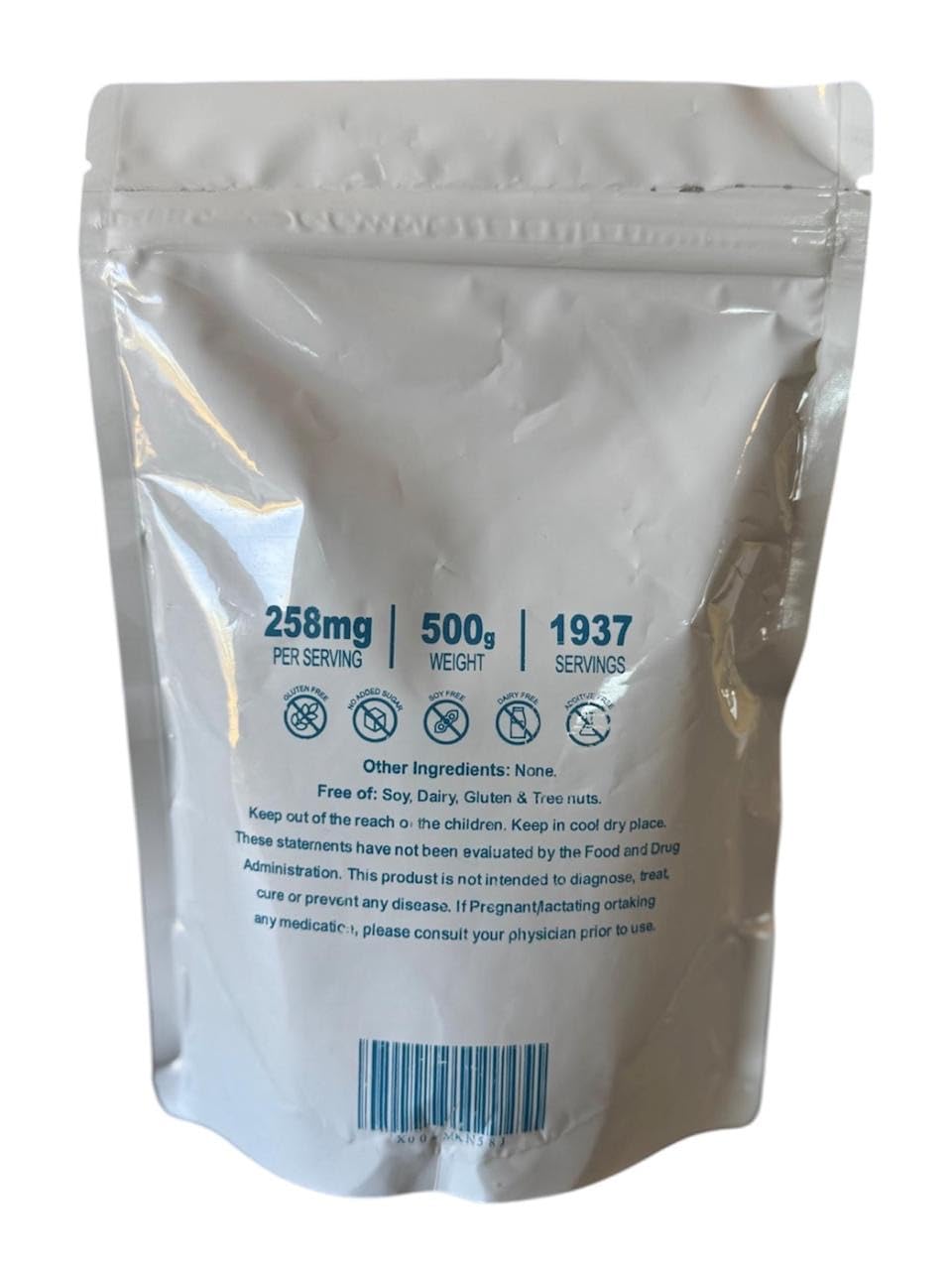 500 g potassium supplement for energy