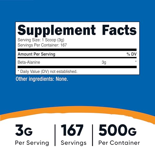 500 grams of pre-workout Beta Alanine