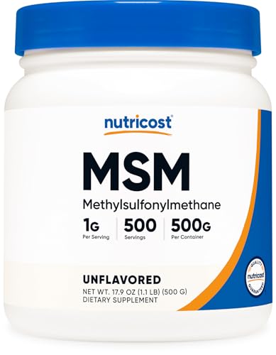 500 grams of pure MSM supplement