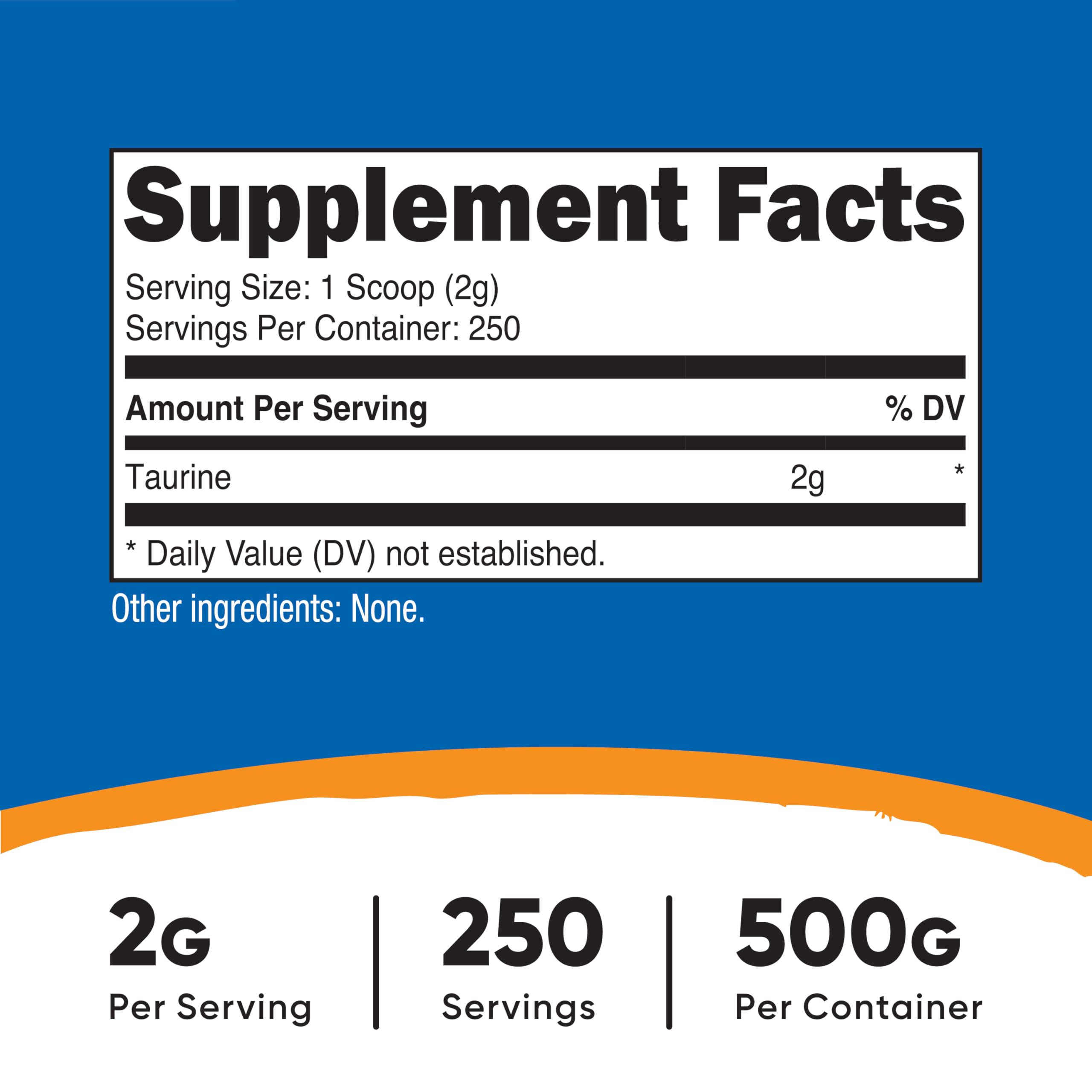 500 grams taurine powder benefits