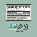 500 IU Vitamin D3 liquid supplement