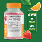 500 mcg biotin gummies for nail strength