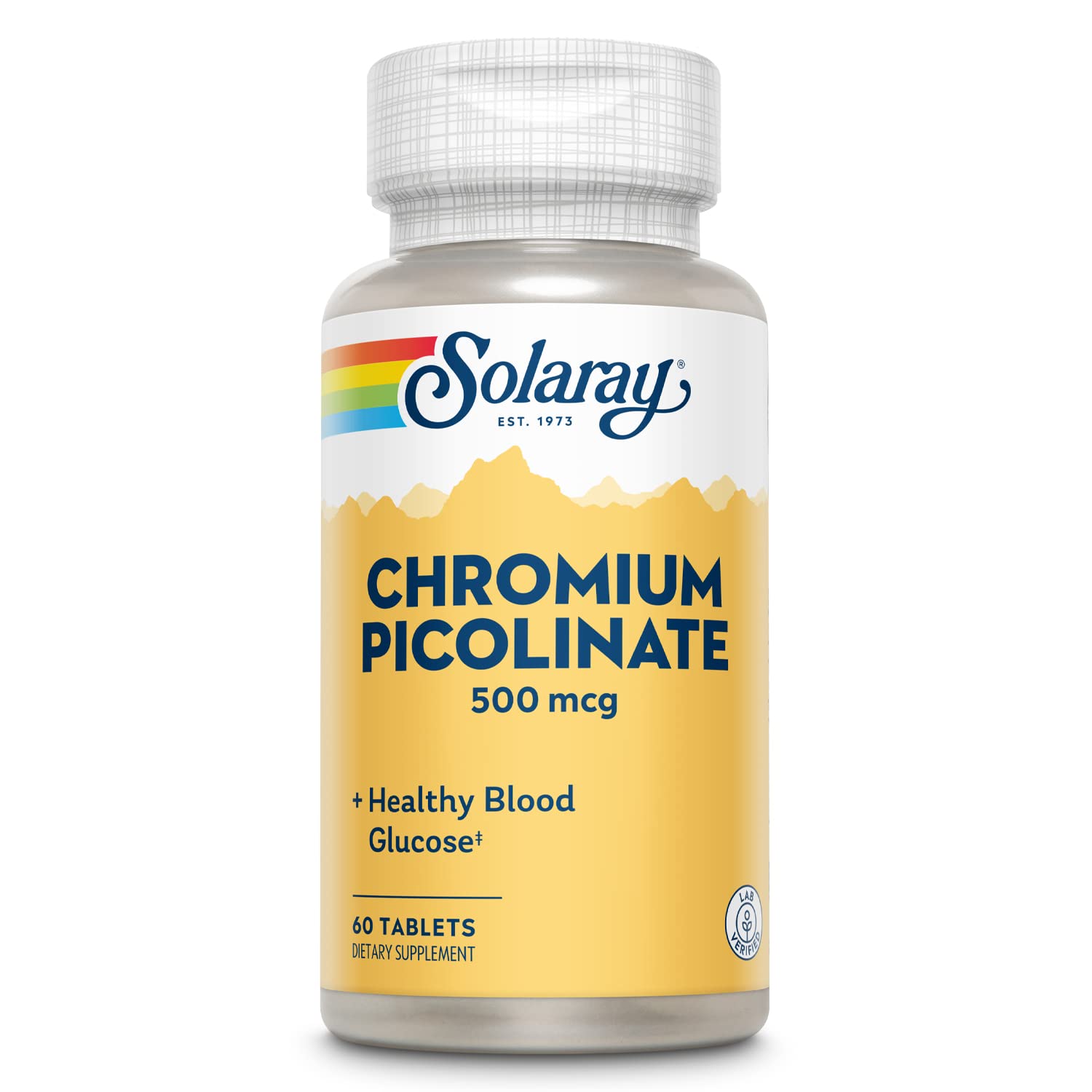 500 mcg chromium supplement tablets