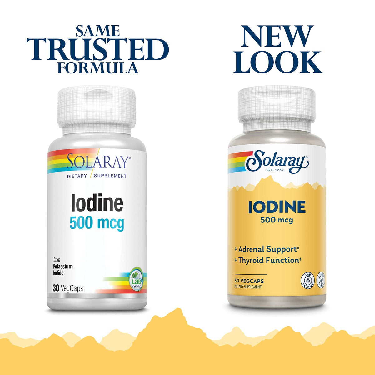 500 mcg iodine capsules for thyroid health