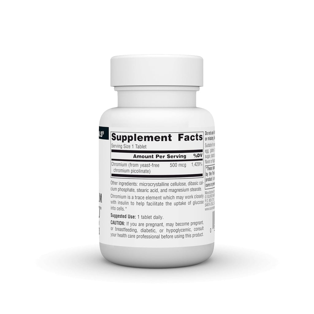 500 mcg vegetarian chromium supplement