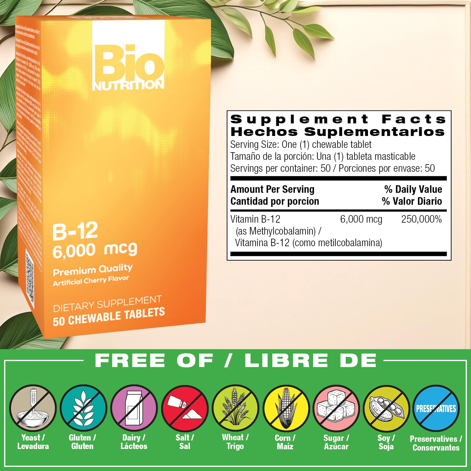 500 mcg vitamin B12 for energy