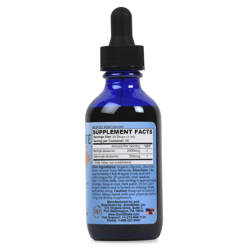 500 mcg Vitamin B12 for energy