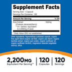 500 mg Acai Extract for daily vitamins