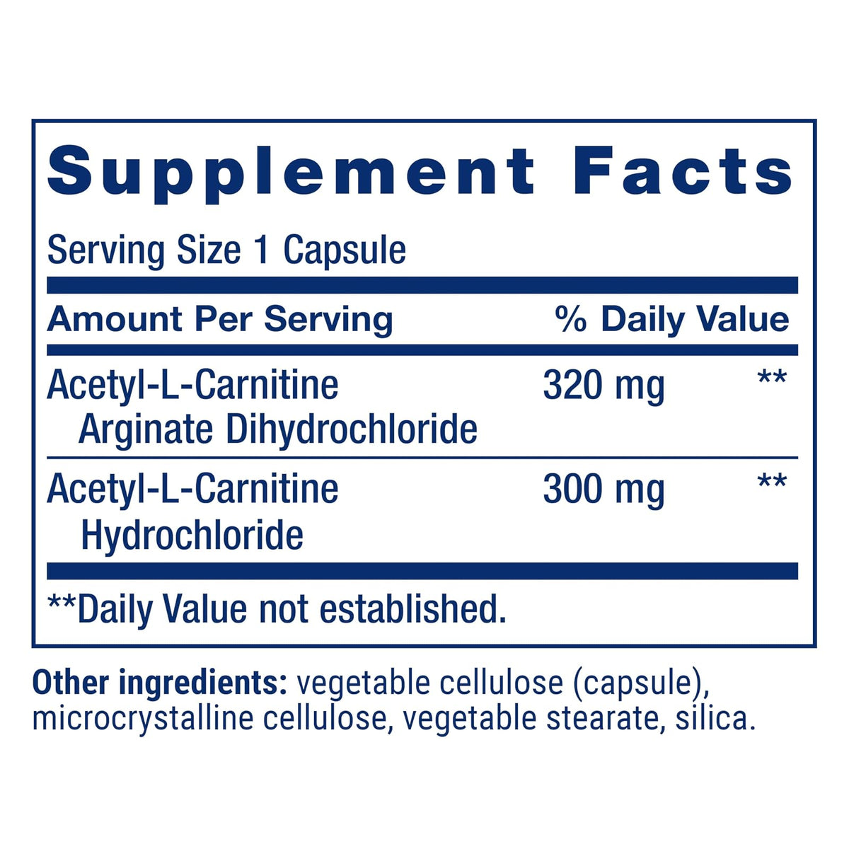 500 mg acetyl l-carnitine arginate supplement
