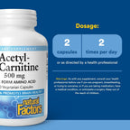 500 mg acetyl l-carnitine capsules