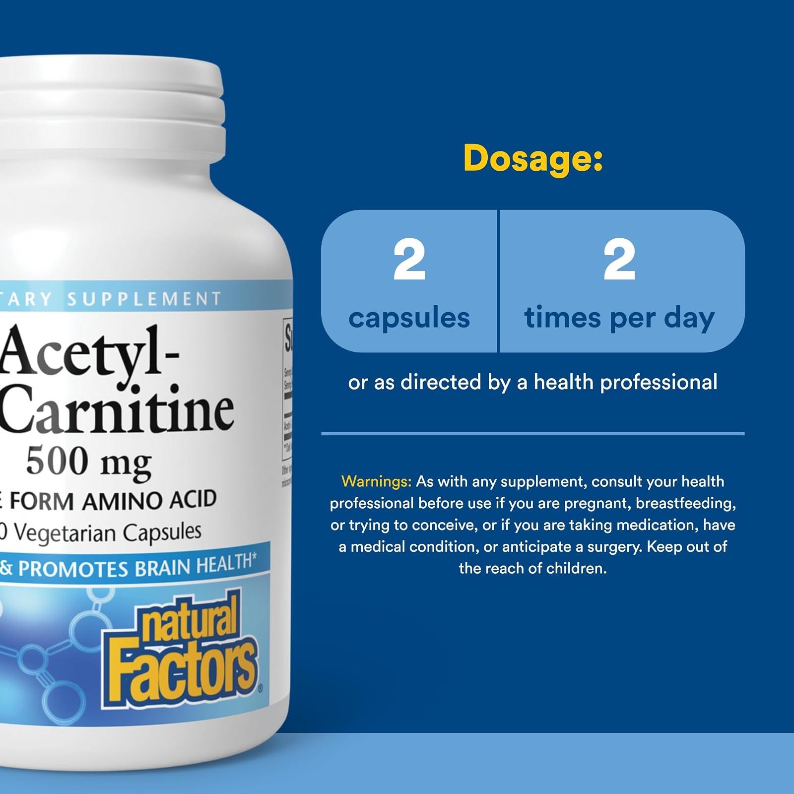 500 mg acetyl l-carnitine capsules