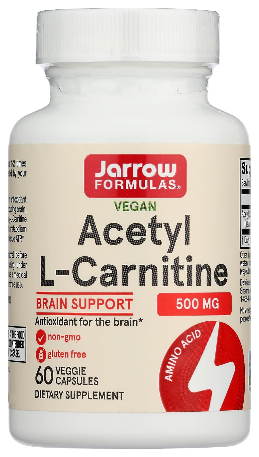 500 mg acetyl l-carnitine for cognitive health
