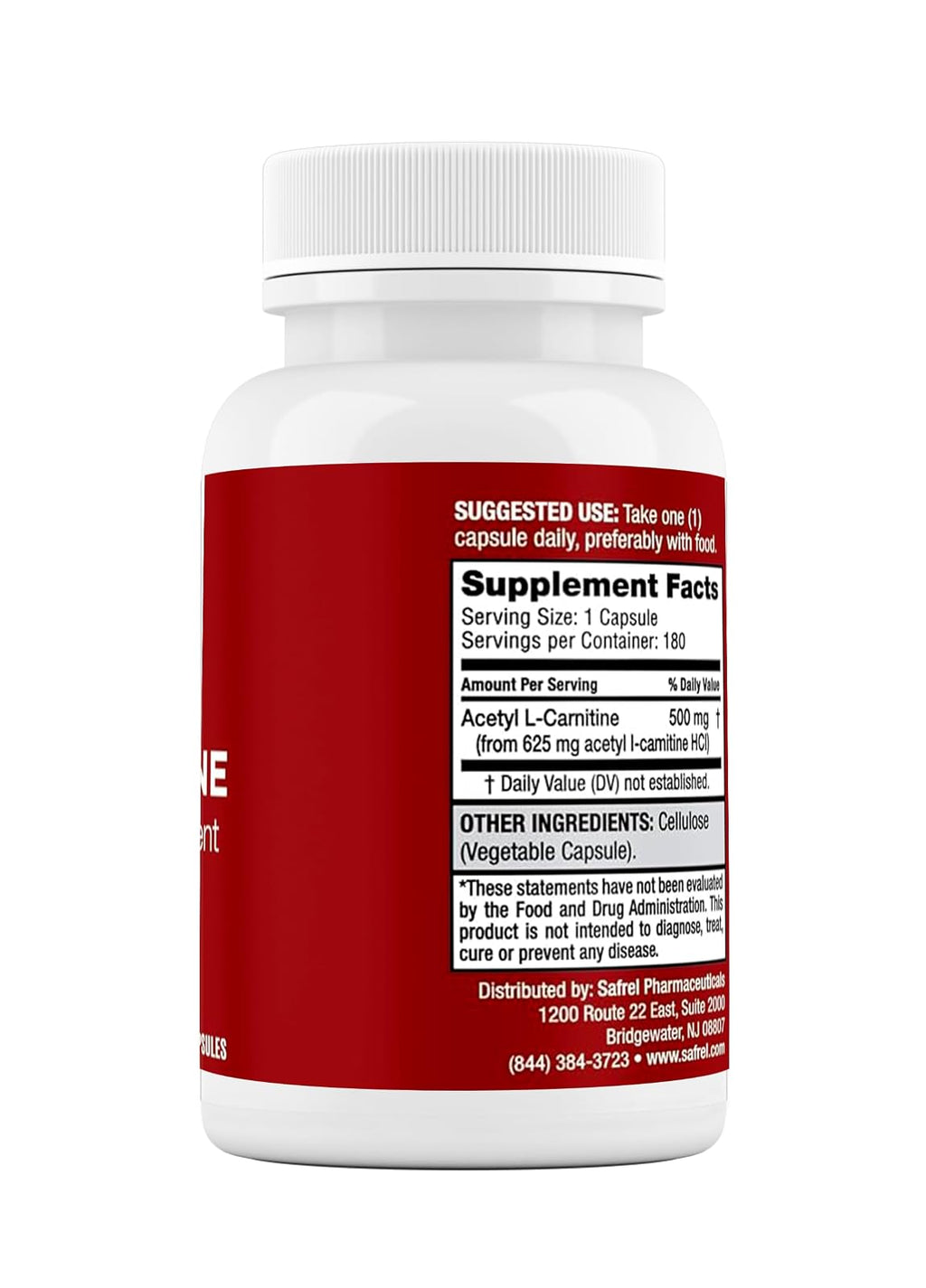 500 mg Acetyl L-Carnitine for mental clarity